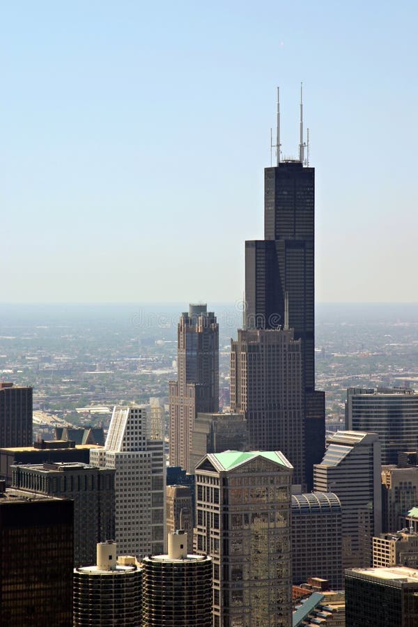 Downtown Chicago stock photo. Image of metro, john, north - 882568