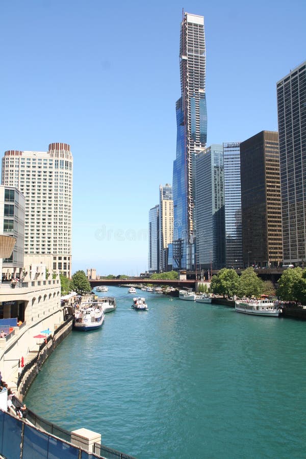 Chicago, Illinois, Usa, June, 18th, 2019, Cityscape of Chicago ...