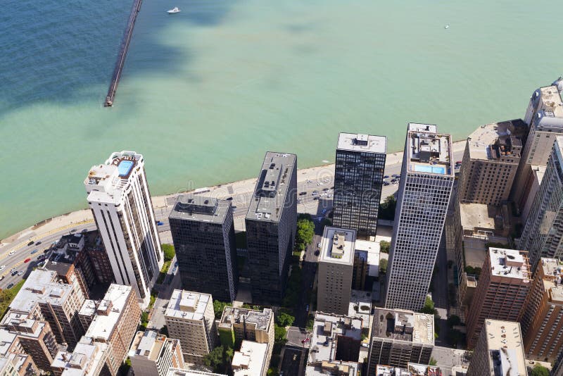 Chicago Lake Shore Drive stock image. Image of architecture - 27126515