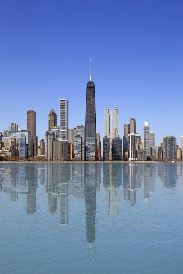 Chicago lake view stock image. Image of building, cityscape - 70195727