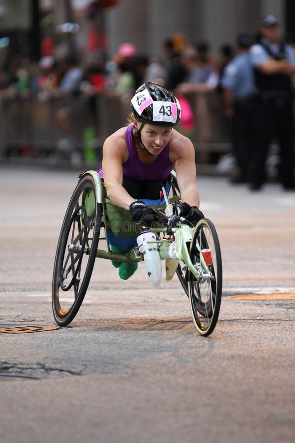 Staunch Man Racing with Broken Legs in Marathon Editorial Image - Image ...
