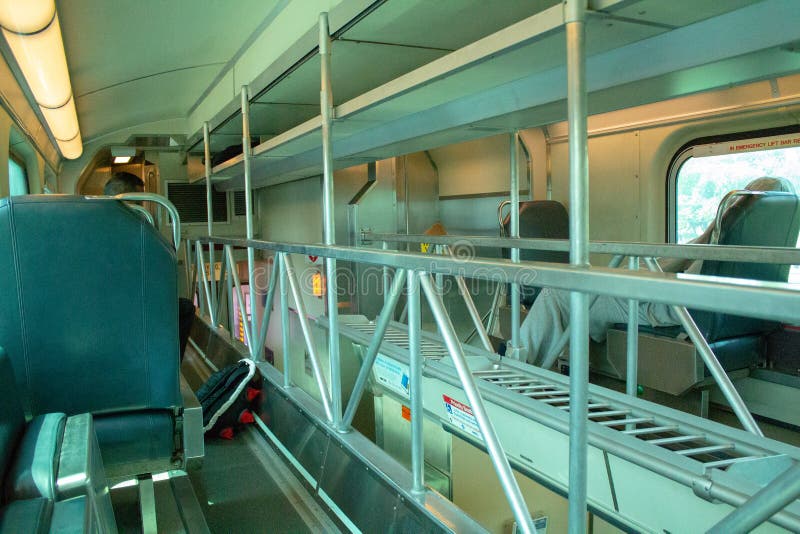 Top Floor of Chicago Metra Train Editorial Stock Photo - Image of ghost ...