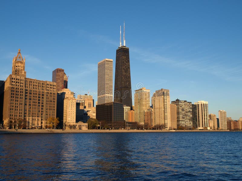 Chicago Morning stock image. Image of city, apartments - 11990217