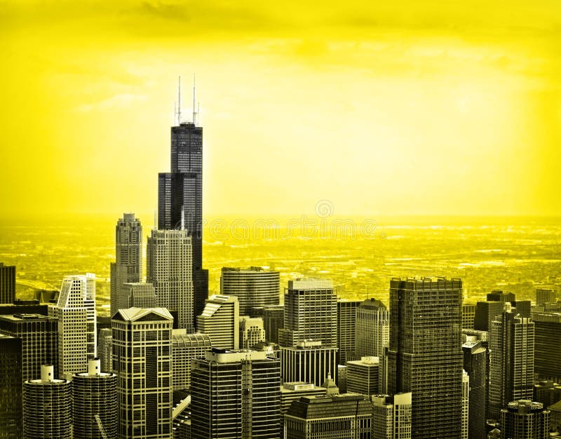 Chicago morning stock image. Image of skyline, high, chicago - 28868021