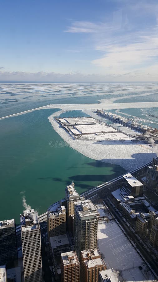 Chicago stock image. Image of morning, cold, chicago - 136472355