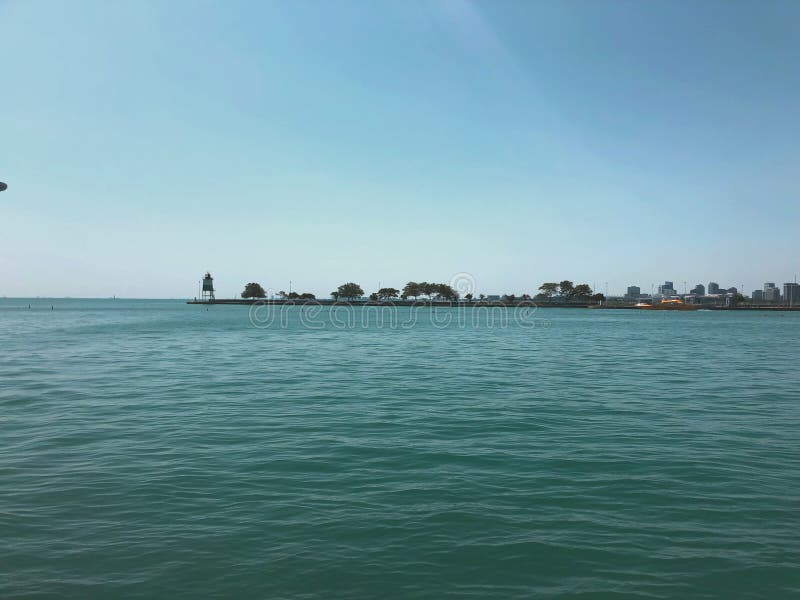 Chicago Ocean stock photo. Image of calm, edited, view - 170054022