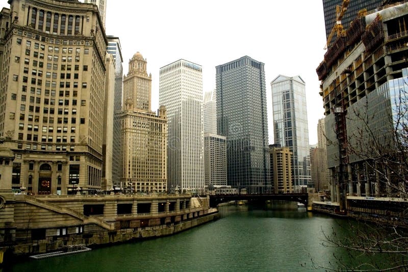 Chicago office buildings stock image. Image of buildings - 2373567