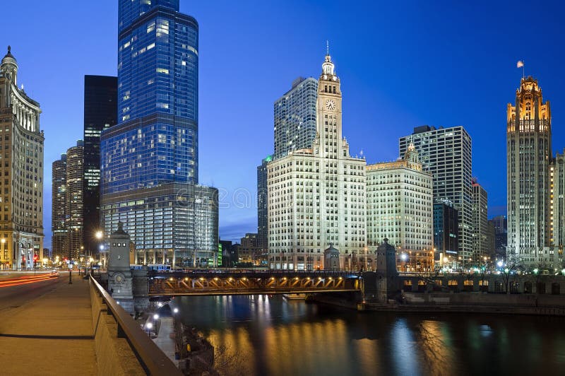 Chicago Riverside Picture. Image: 18792181