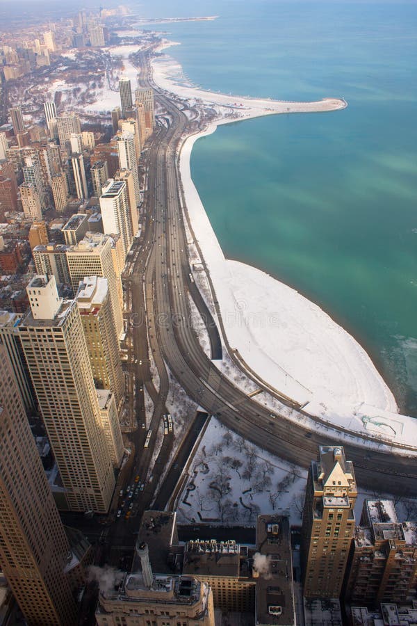 Chicago stock photo. Image of perspective, lake, structure - 3293536
