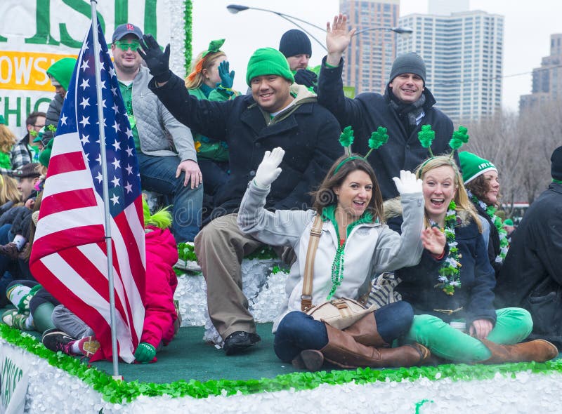 Chicago Saint Patrick Parade Editorial Photography - Image of march ...