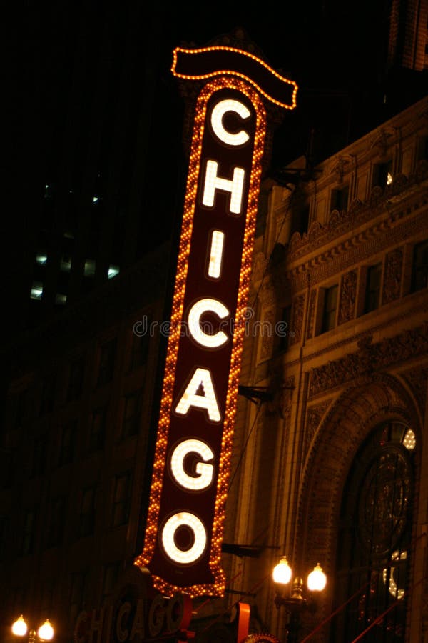 Chicago Sign stock photo. Image of city, america, buildings - 928006