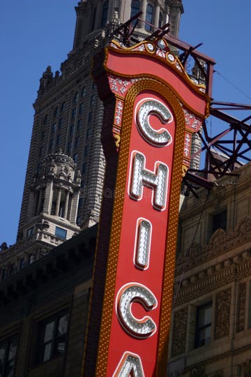 Chicago Sign stock photo. Image of chicago, metropolis - 939472