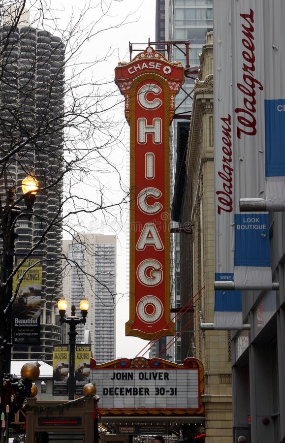 Chicago Sign stock photo. Image of city, america, buildings - 928006