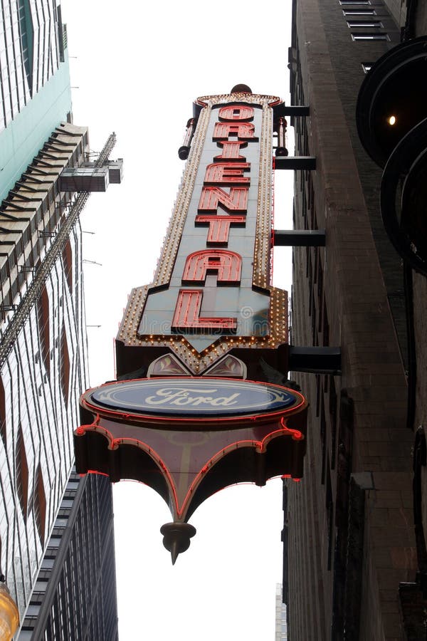 Chicago Sign stock photo. Image of city, america, buildings - 928006