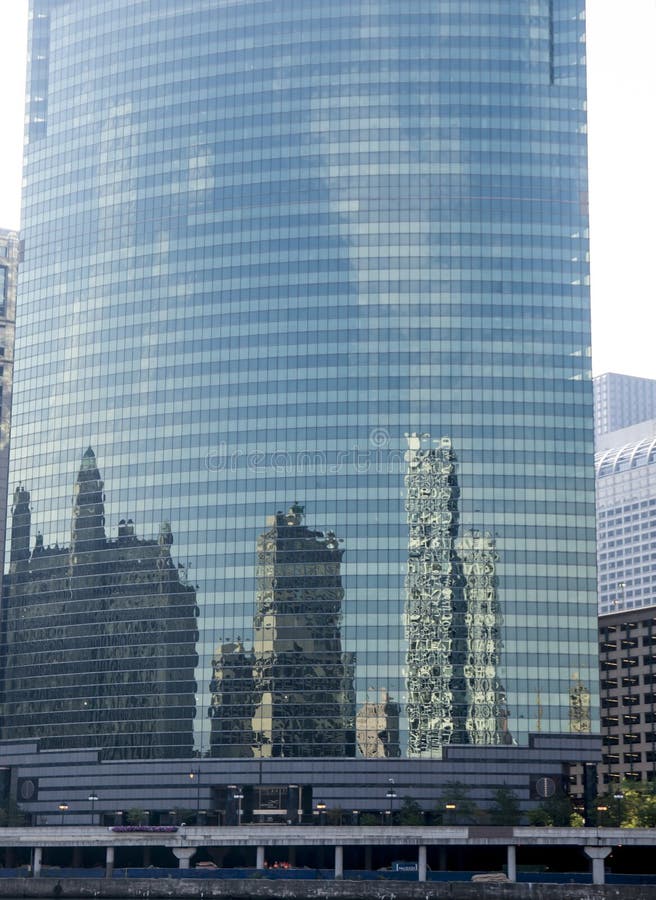 Modern Buildings of Chicago Skyline Editorial Photography - Image of ...