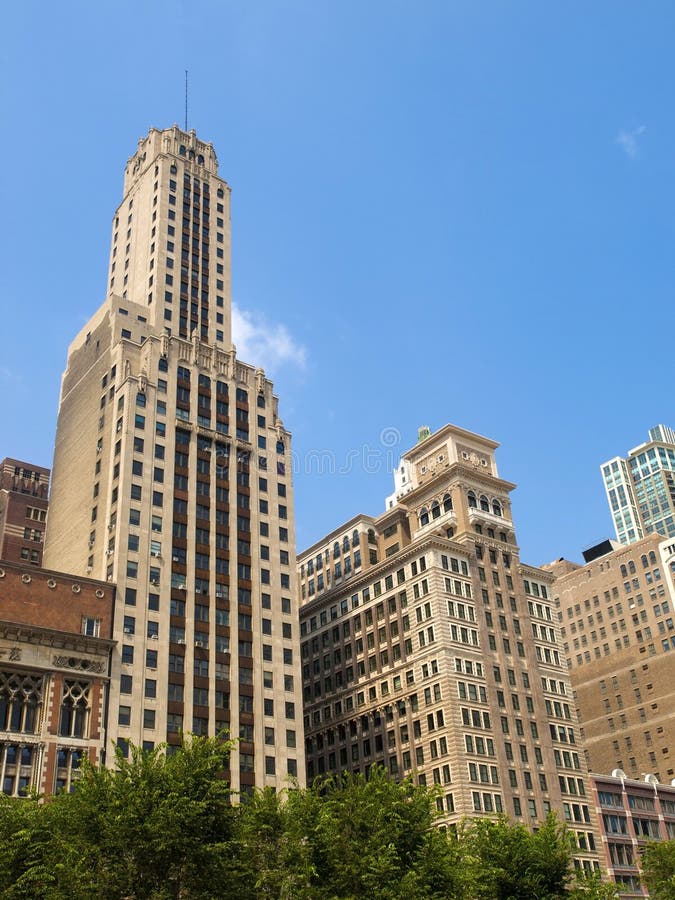 Chicago Skyscrapers stock image. Image of city, architecture - 16118017