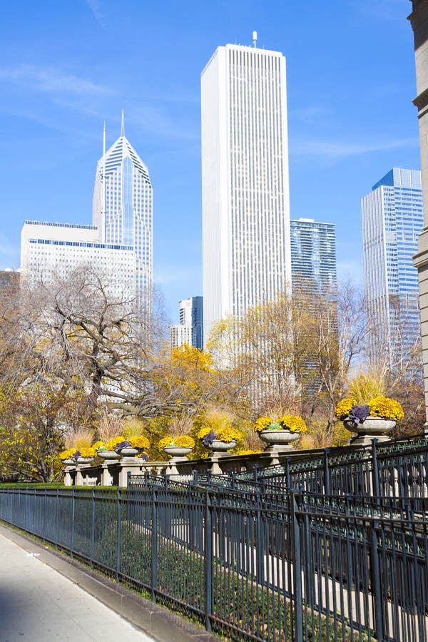 Chicago Street stock photo. Image of skyline, chicago - 29532590