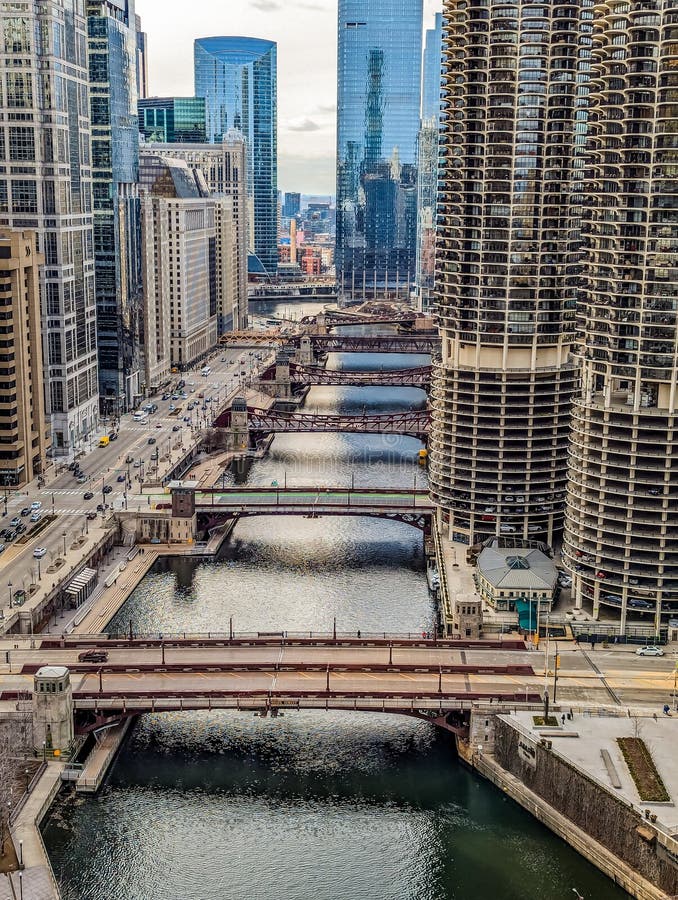 Chicago Street Scenes during Day Stock Image - Image of cityscape ...