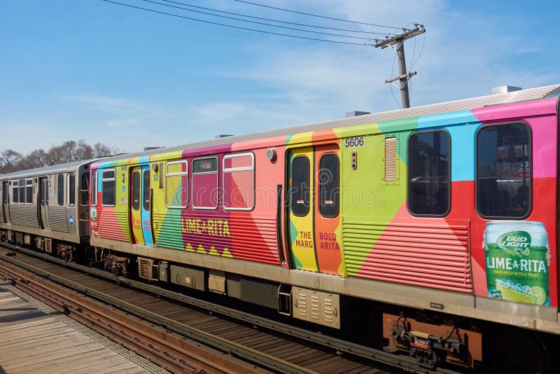 Chicago Transit Authority editorial stock photo. Image of illinois ...