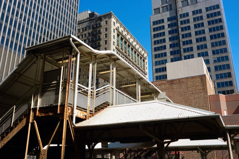Chicago Transit Authority editorial stock photo. Image of railroad ...