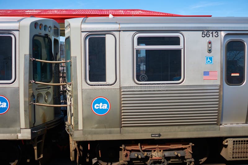 Chicago Transit Authority editorial photography. Image of metro - 95292047