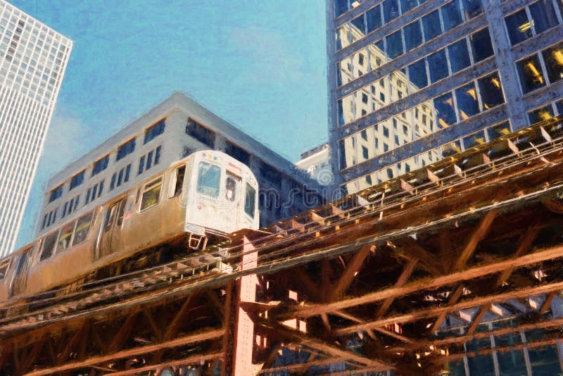Chicago Transit Authority editorial stock photo. Image of urban - 95292163