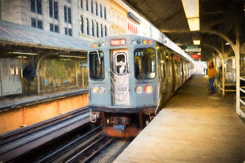 Chicago Transit Authority editorial photo. Image of illinois - 95292266