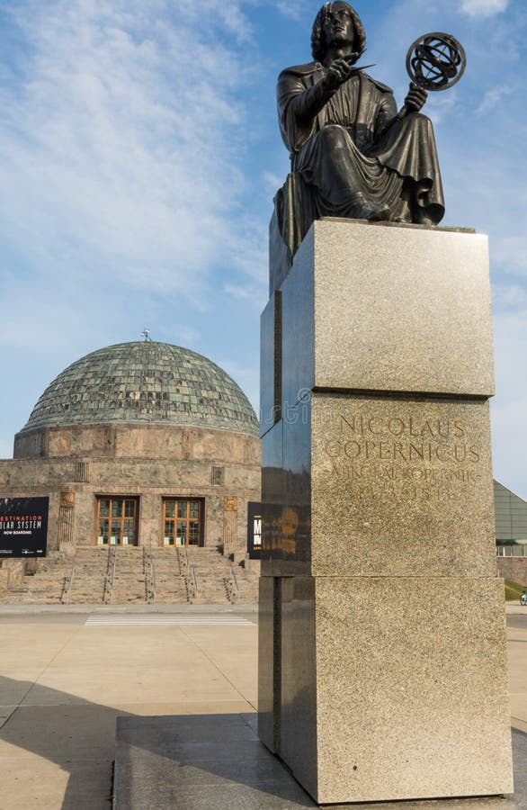 CHICAGO, U.S.a. - MARCH 15: Nicolaus Copernicus Monument in Chicago ...