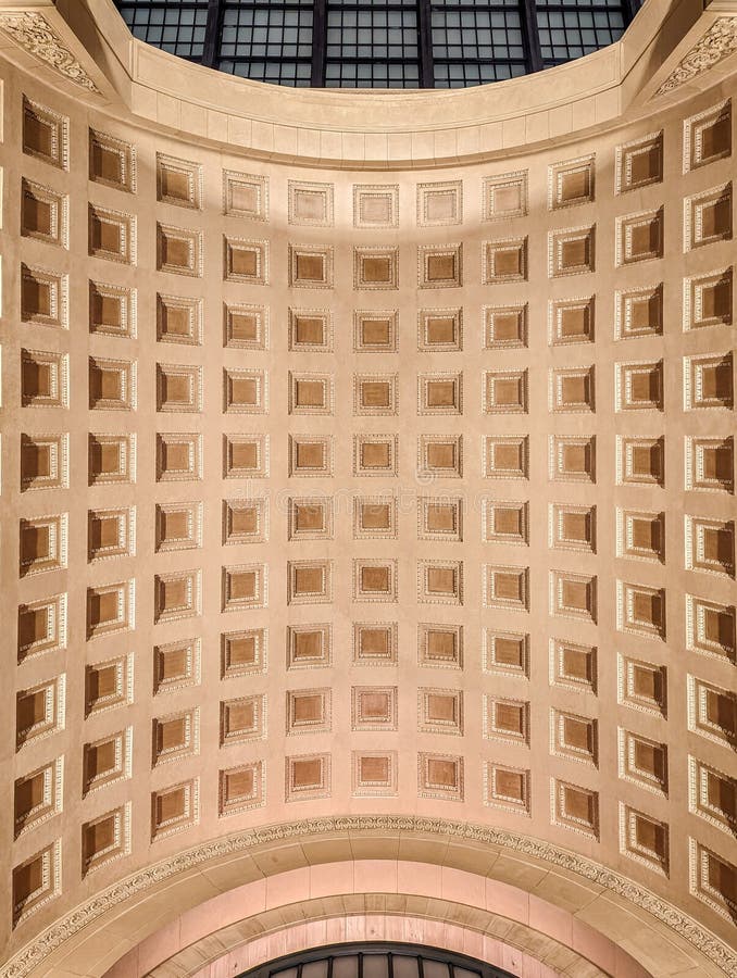 Chicago Union Train Station Indoor Architecture Stock Image - Image of ...