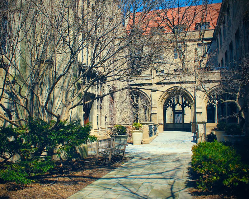 Chicago University Campus stock photo. Image of front - 40899612