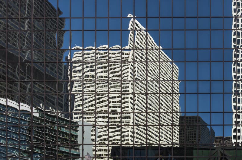 Chicago in a window stock image. Image of look, illinois - 108765793