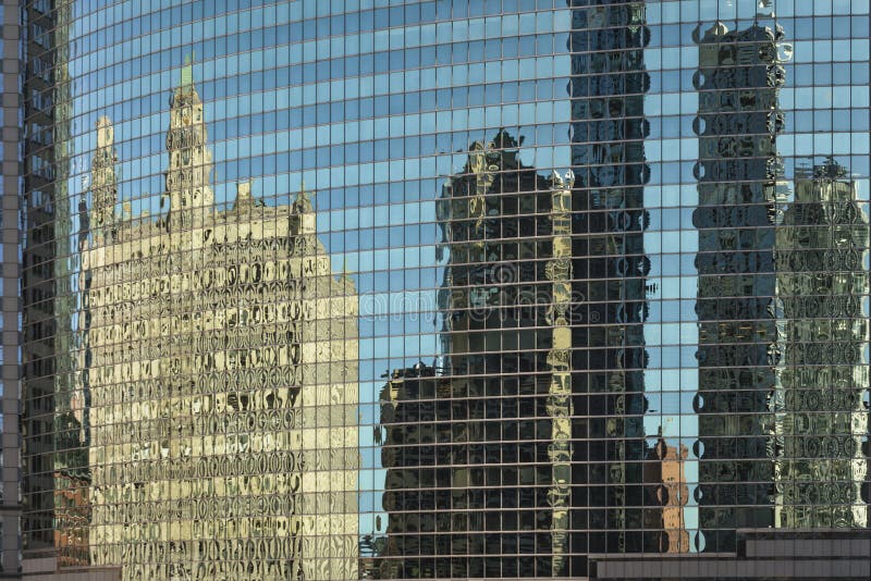 Chicago in a window stock image. Image of look, illinois - 108765793