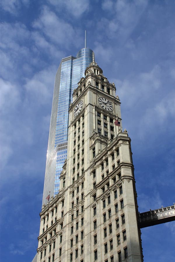 Chicago Wrigley Building stock image. Image of architecture - 2985499