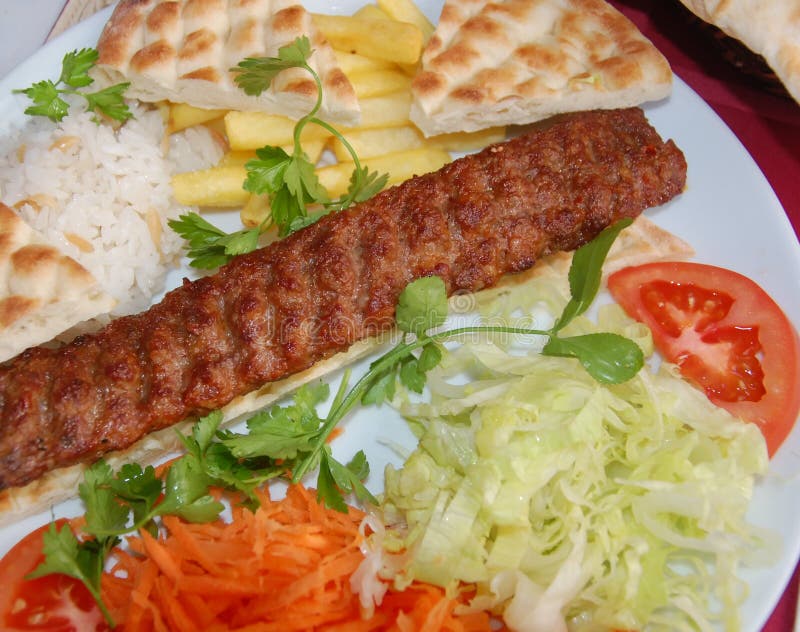 Adana Kebab image stock. Image du délicieux, adana, sain - 21643941