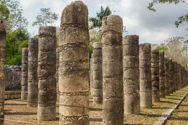 Chichen Itza Archaeological Complex in Yucatan Peninsula, Mexico. Large ...