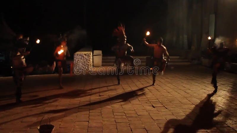 Native Mayan Dancer Performance Stock Footage - Video of itza, costume ...