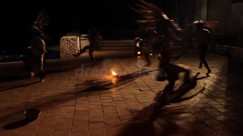 Native Mayan Dancer Performance Stock Footage - Video of tribal ...