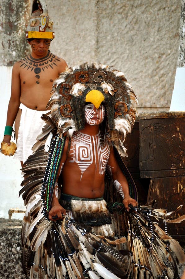 Chichen Itza Mexico March 21 2014 Native Mayan Dancers Performing ...