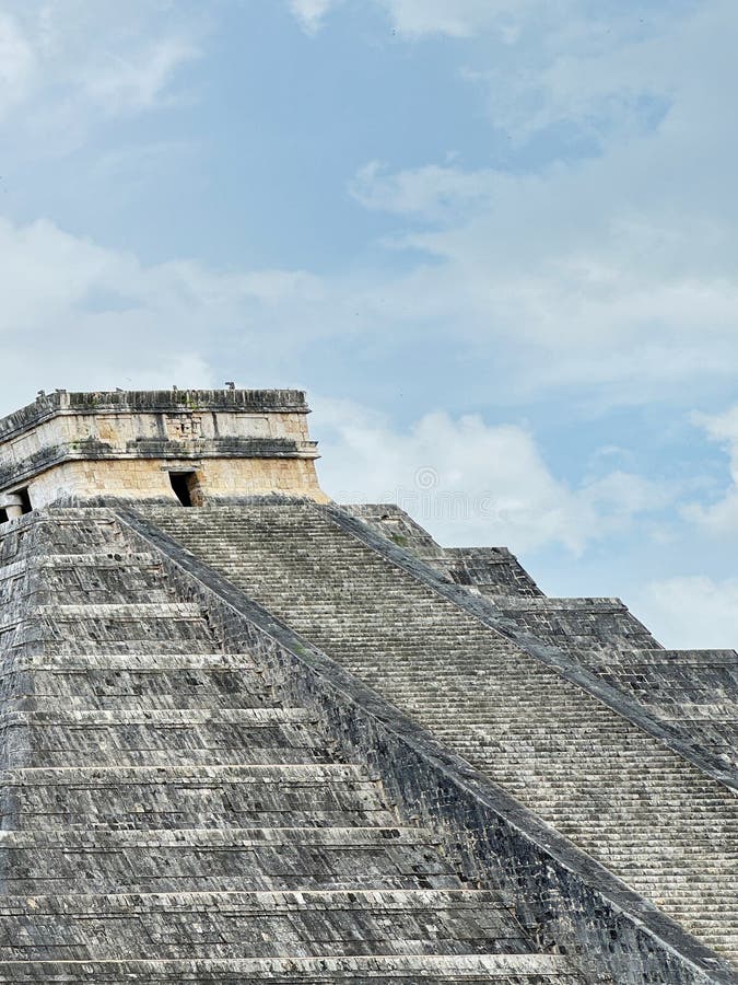Chichen Itza Pyramid Mexico Stock Image - Image of complex, pyramid ...