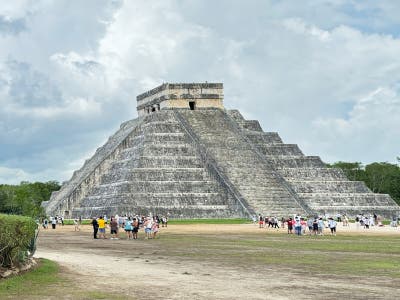 Chichen Itza Pyramid Mexico Stock Image - Image of beautiful, caribbean ...