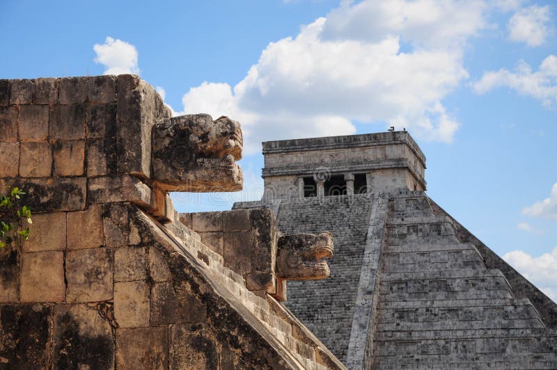 Ancient Stone Structures at the Chichen Itza Archaeological Site in ...