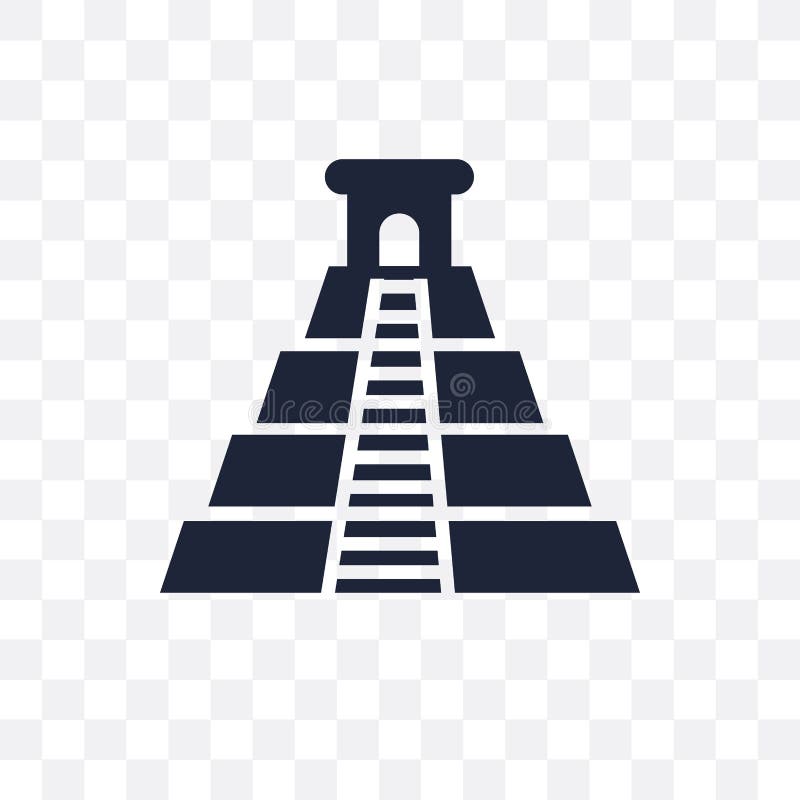 Chichen Itza Transparent Icon. Chichen Itza Symbol Design from a Stock ...