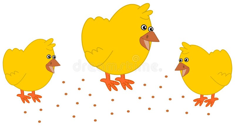 Pecking Chicken Stock Illustrations – 159 Pecking Chicken Stock ...