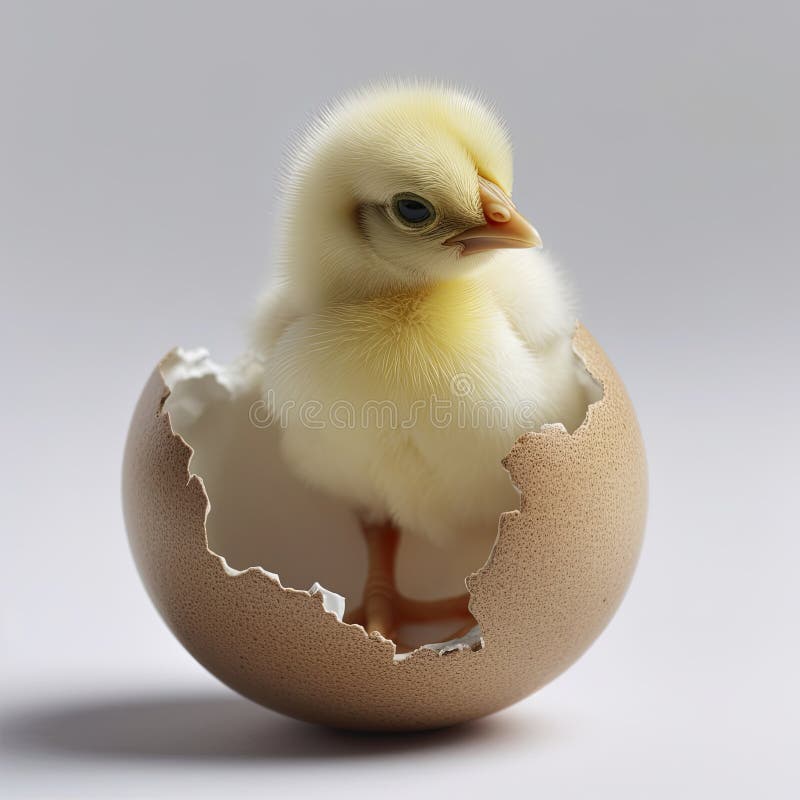 Chick Coming Out Egg Stock Illustrations – 115 Chick Coming Out Egg ...