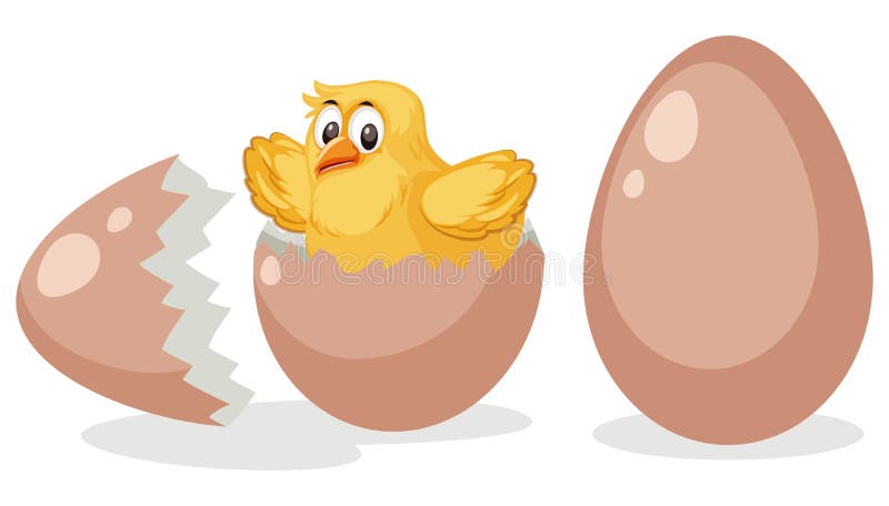 Chick Hatching Egg Clipart Design Stock Illustrations – 165 Chick ...