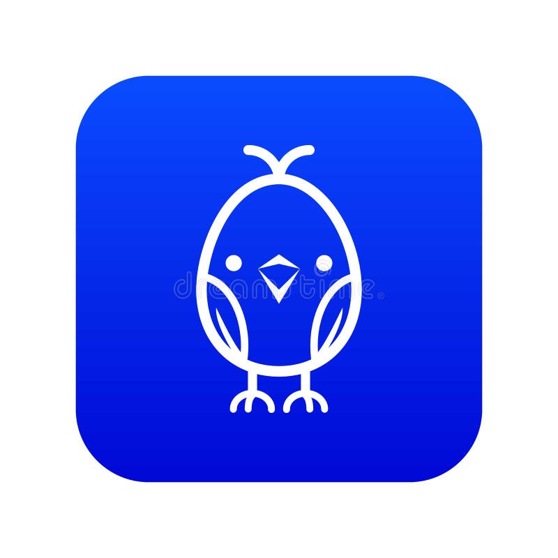 Chick in Egg Icon, Black Monochrome Style Stock Vector - Illustration ...