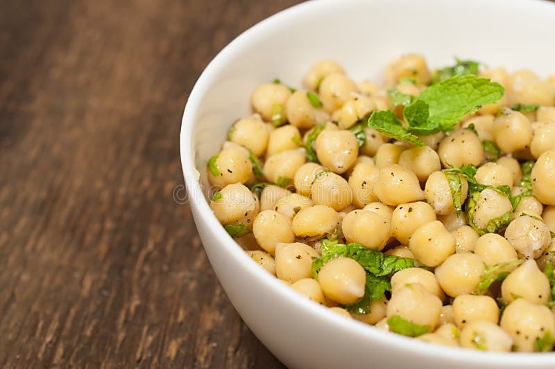 Chick-pea stock image. Image of closeup, chickpea, mint - 28558237