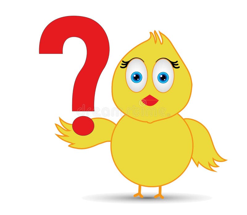 Cute Baby With Question Mark Sign Stock Illustration - Illustration of ...