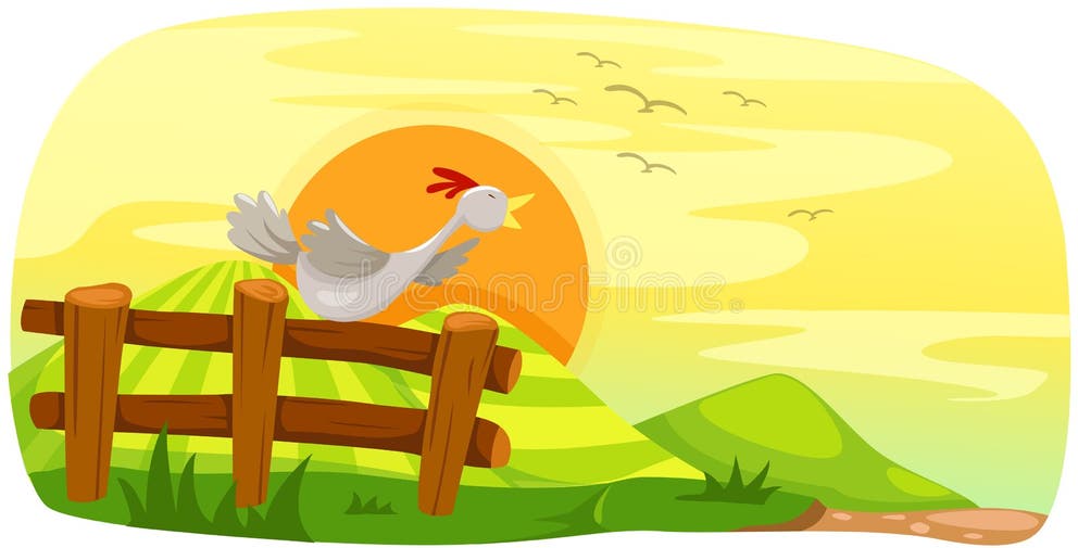 Chicken Farm Landscape Sketch Stock Illustrations – 357 Chicken Farm ...