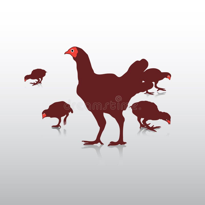 Chicken action stock vector. Illustration of rooster - 57783648